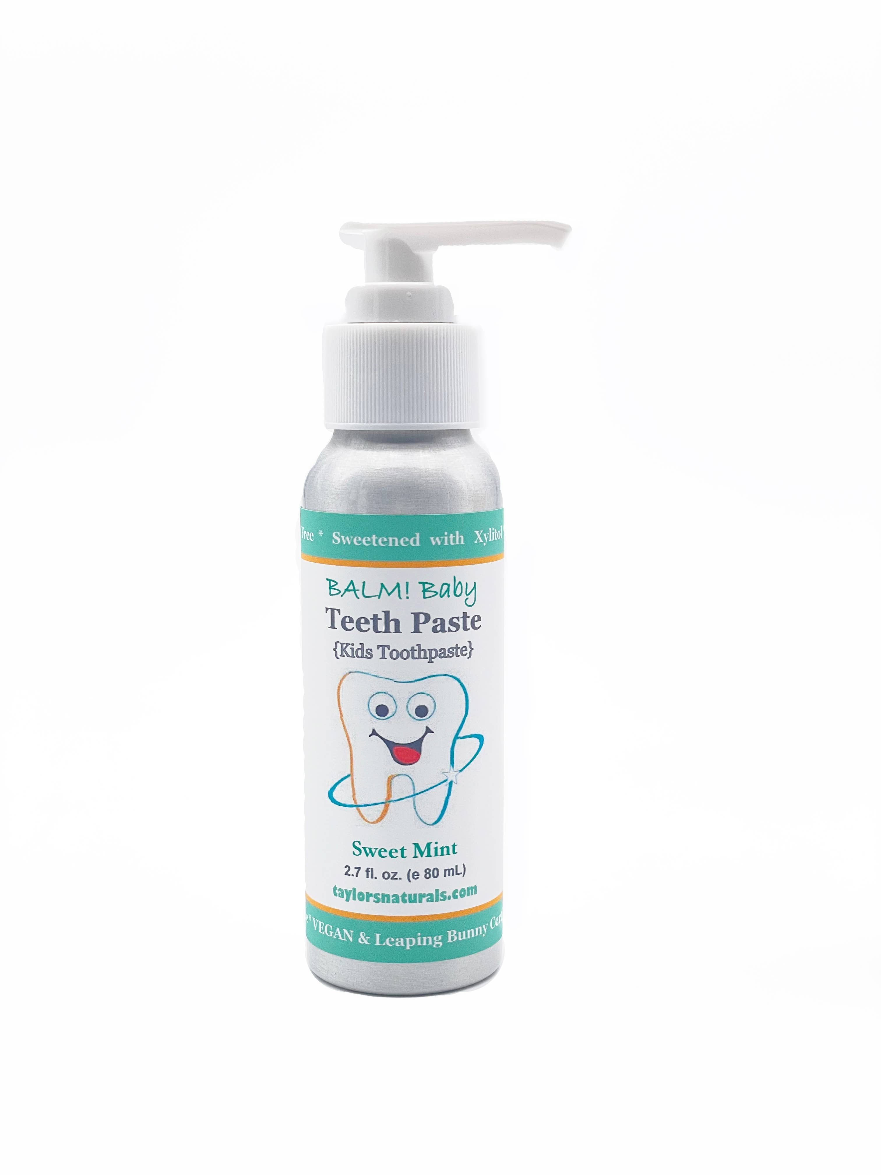 Nature's Glow Emporium - BALM! Baby Teeth Paste Natural Kids Toothpaste ...